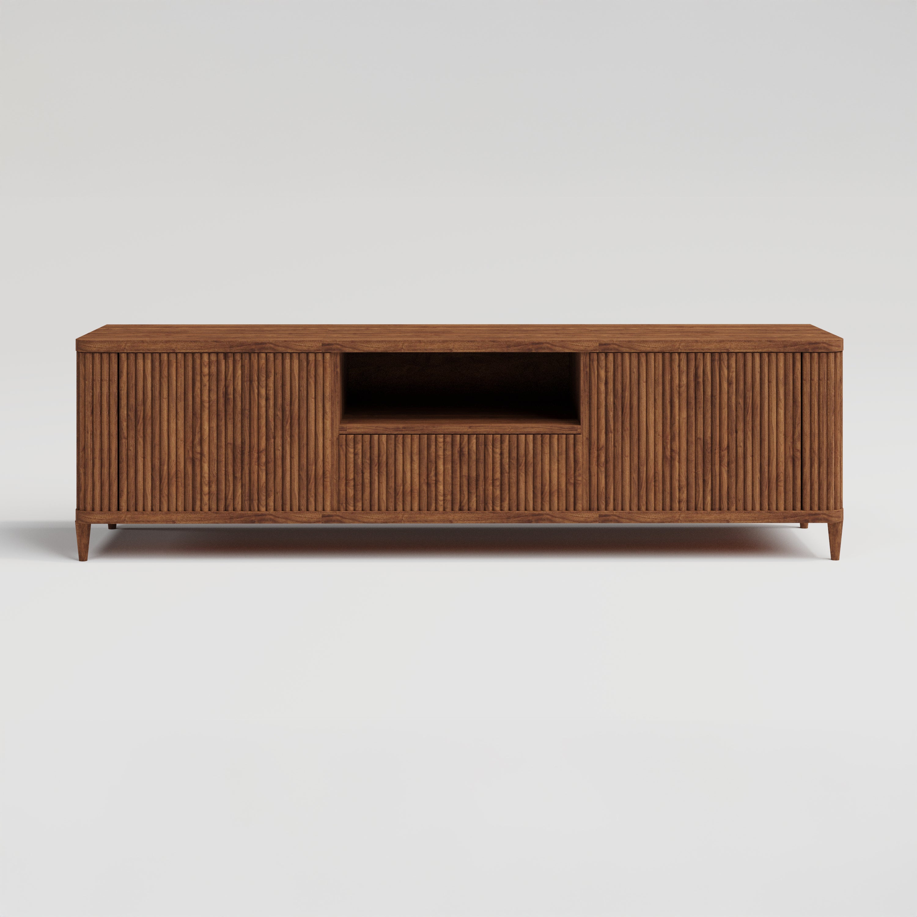 "U-Lanes" - Wooden TV Unit – Drowzy